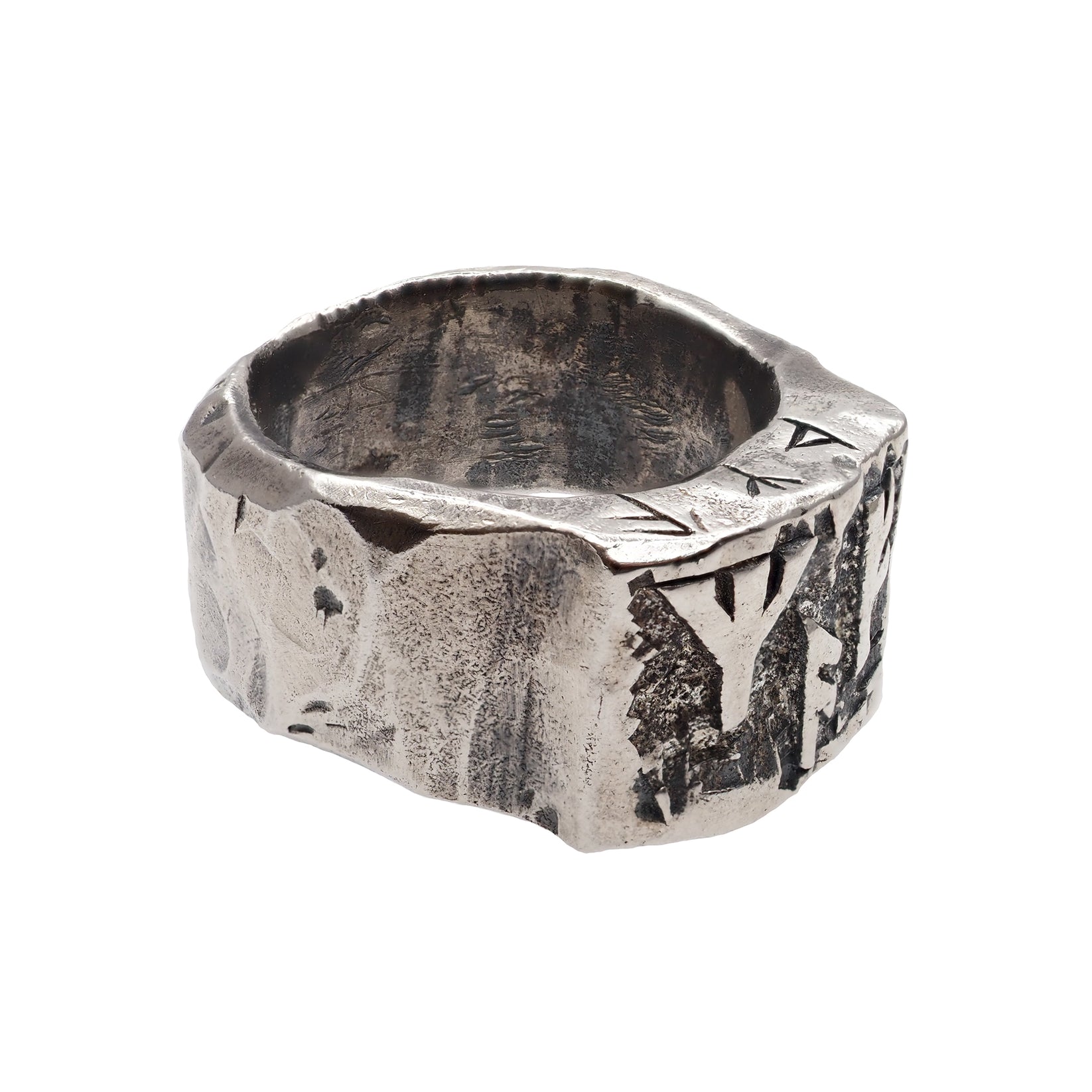 Celtic Sterling Silver Rune Stone Ring – Pavlove Jewelry