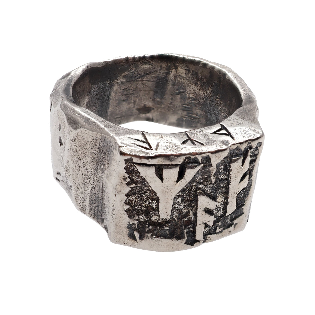 Celtic Sterling Silver Rune Stone Ring – Pavlove Jewelry