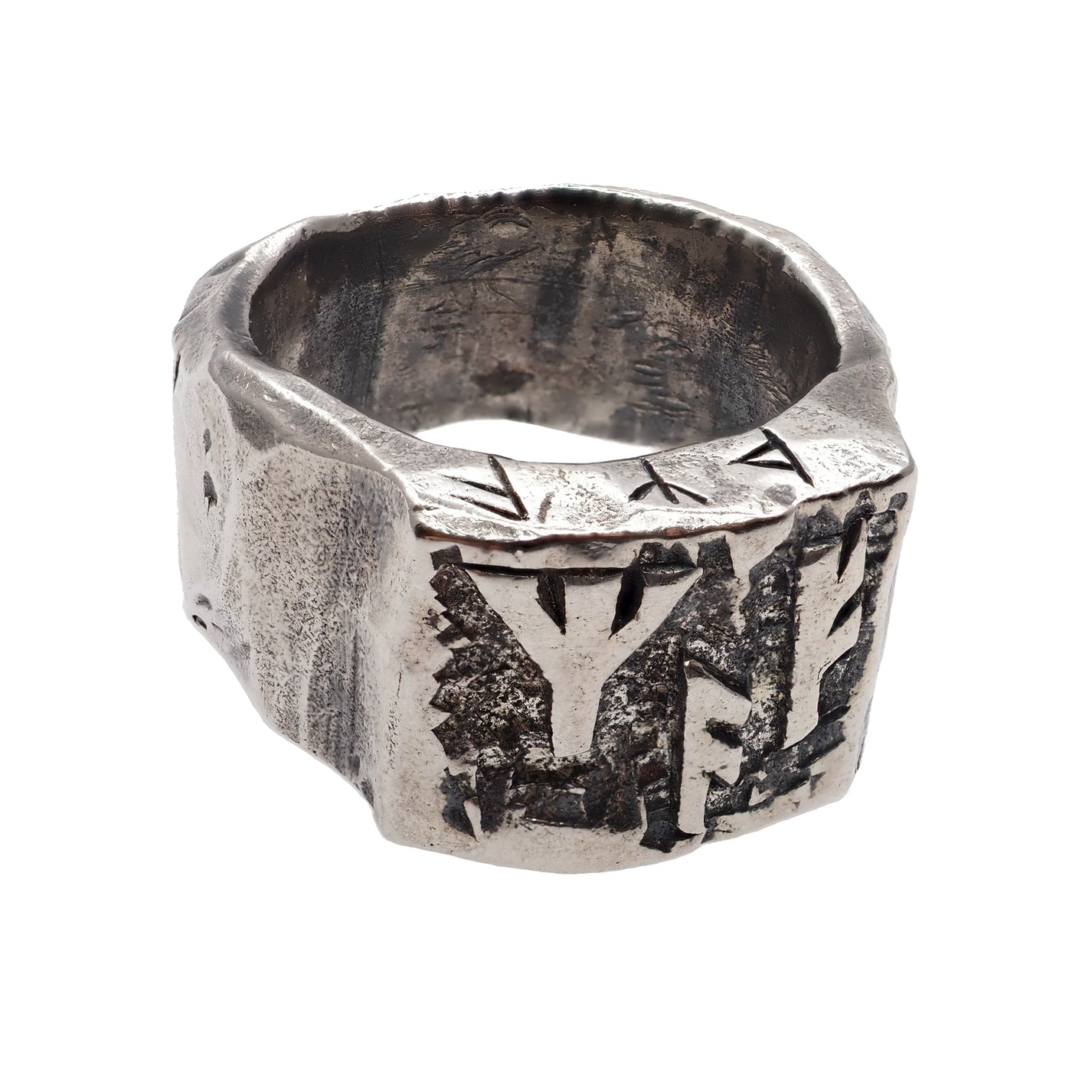 Celtic Sterling Silver Rune Stone Ring – Pavlove Jewelry